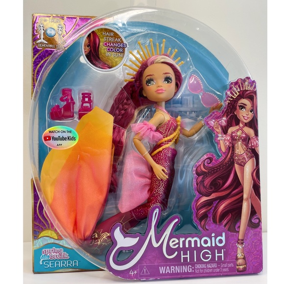 MERMAID HIGH | Toys | Spring Break Searra Mermaid Doll Removable Tail ...